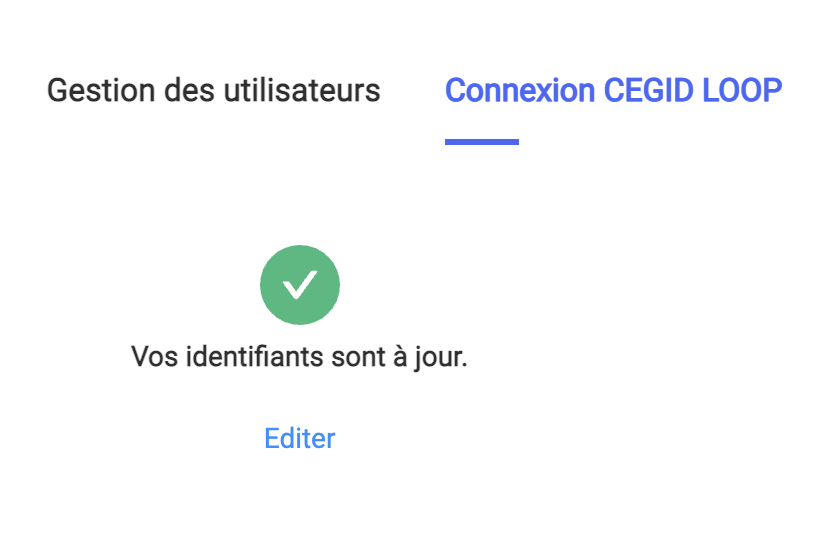 Comment connecter Sesha à Cegid Loop